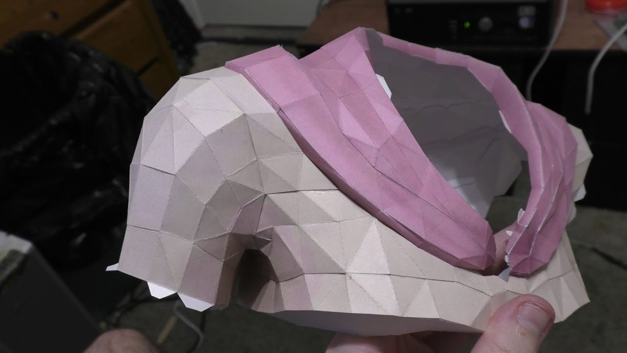 Minmay - Life Size Papercraft Part 5 - Top Shirt and Arms Done - YouTube