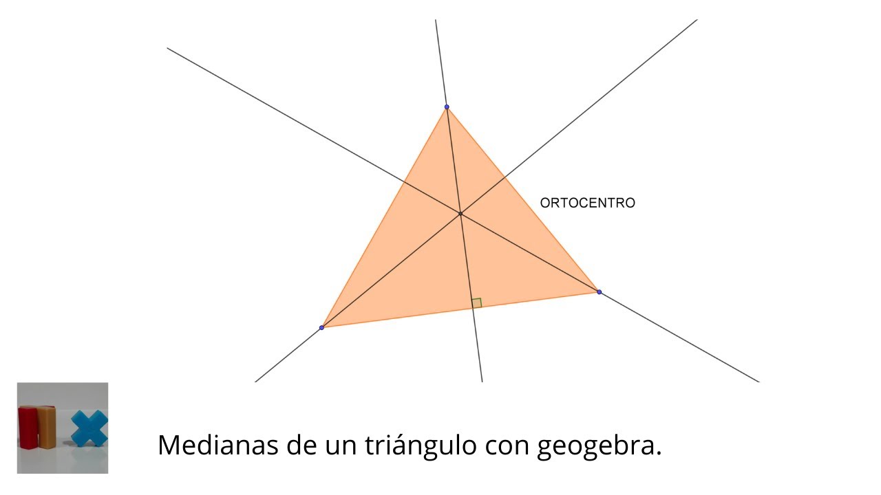 Alturas de un triángulo con Geogebra. Ortocentro - YouTube