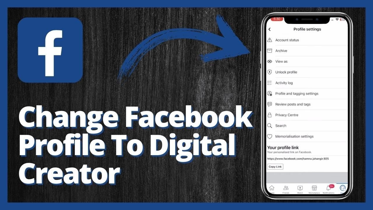 How To Change Facebook Profile To Digital Creator Easiest Way - YouTube