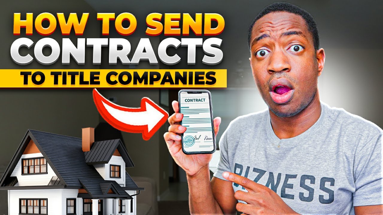 How To Send Contracts To Title Companies Wholesaling Real Estate - YouTube