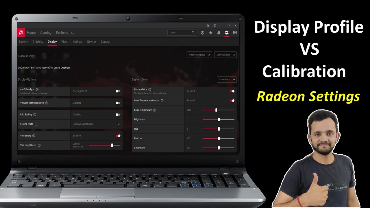 Display Profile VS Calibration 🖥️ - Improve Color Accuracy - AMD Ryzen ...