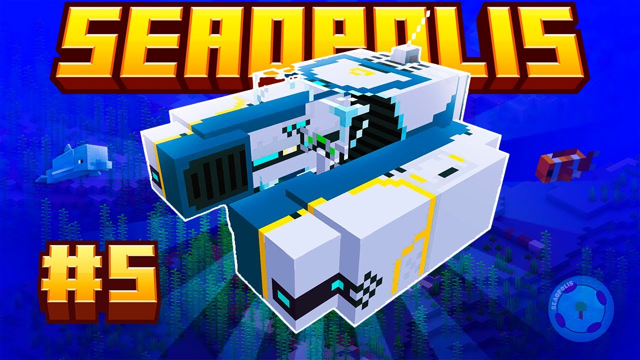 fiz o SEAMOTH do SUBNAUTICA no MINECRAFT!!! | MINECRAFT SEAOPOLIS 1.16 ...