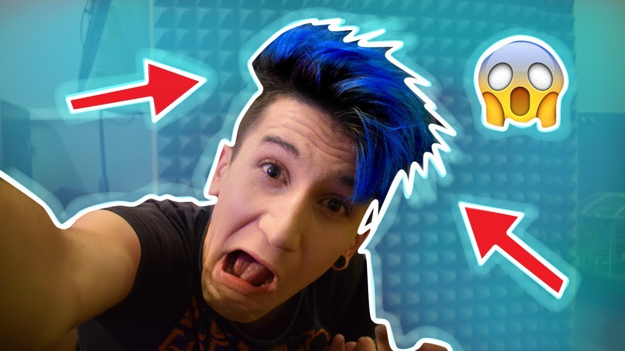 MÁM MODRÉ VLASY ??!! 😨 - YouTube