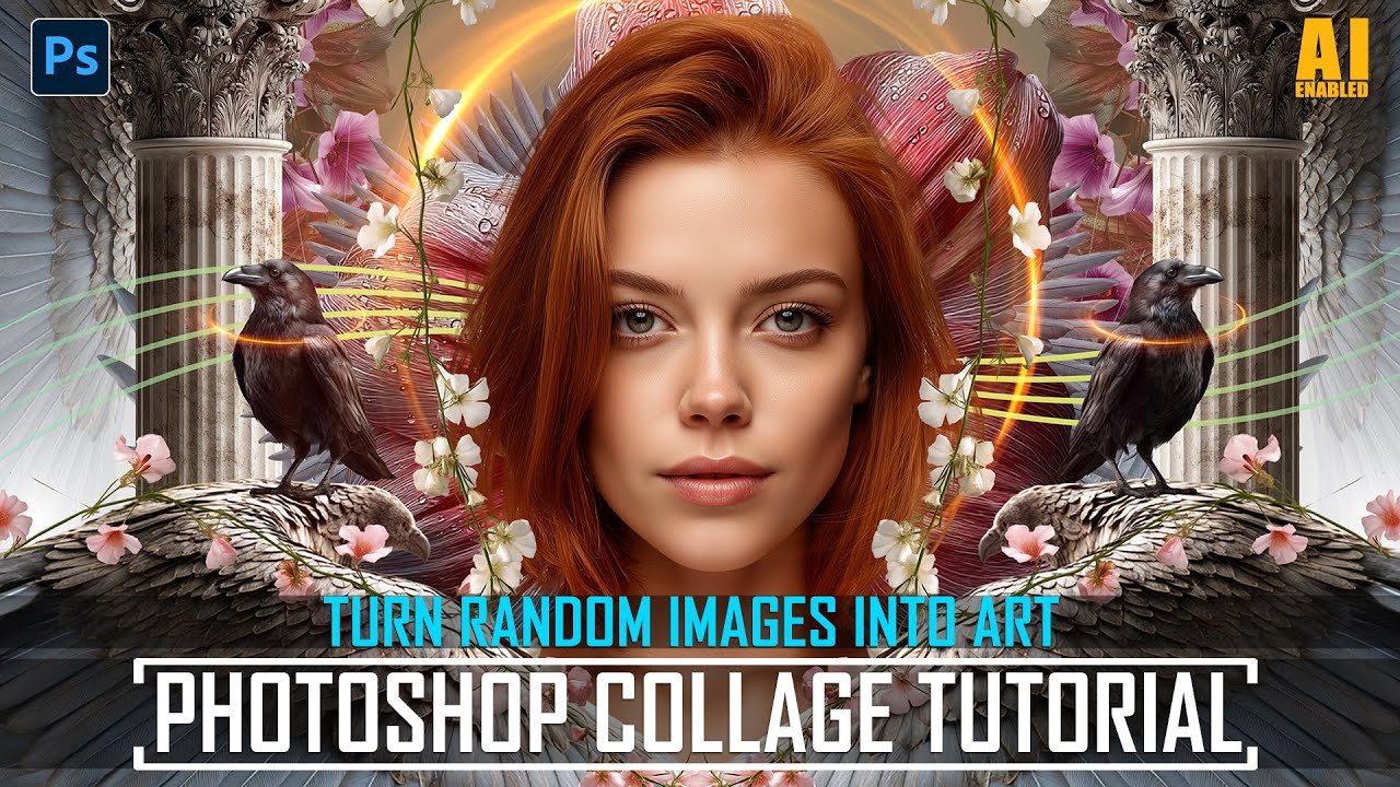 Create A Photoshop Collage: Full Tutorial - YouTube