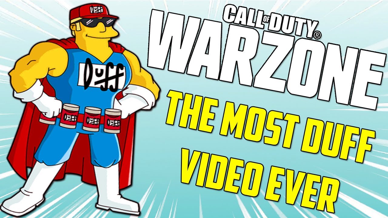 HOW TO DUFFMAN!! - Modern Warfare warzone FUNTAGE! (Funny moments ...