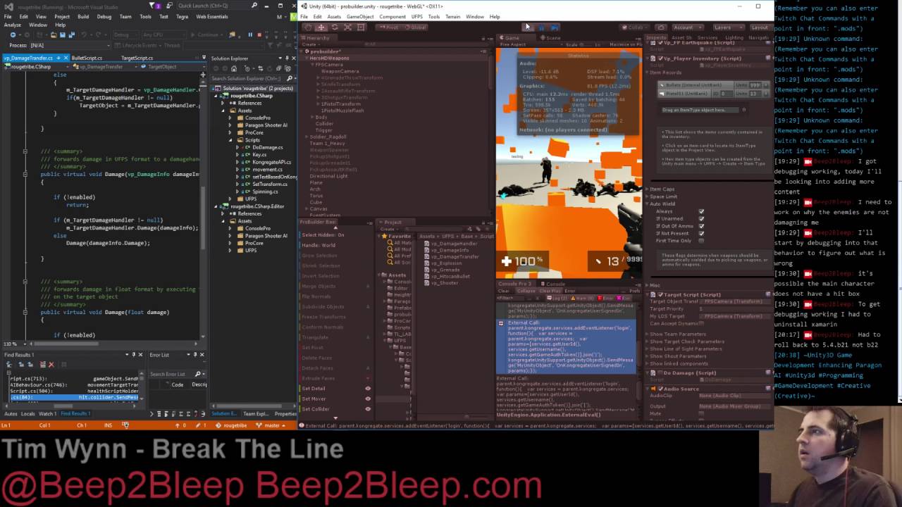 Unity3D Game Development Enhancing Paragon AI, Got damage working - YouTube