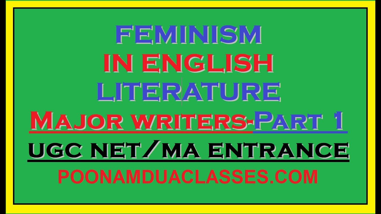 #10_1 Feminism Famous Feminist Texts Essays English Literature UGC NET ...