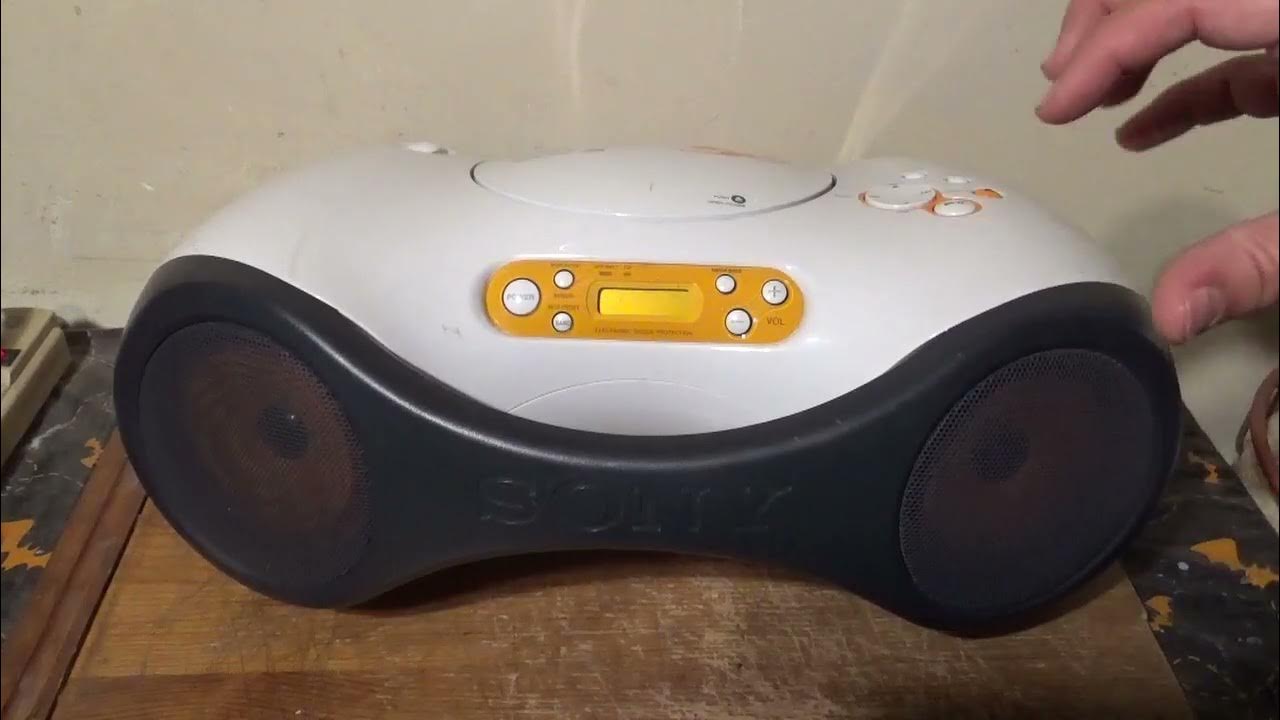 Radiograbadora Sony CD AM/FM ZS-X1 (01) - YouTube