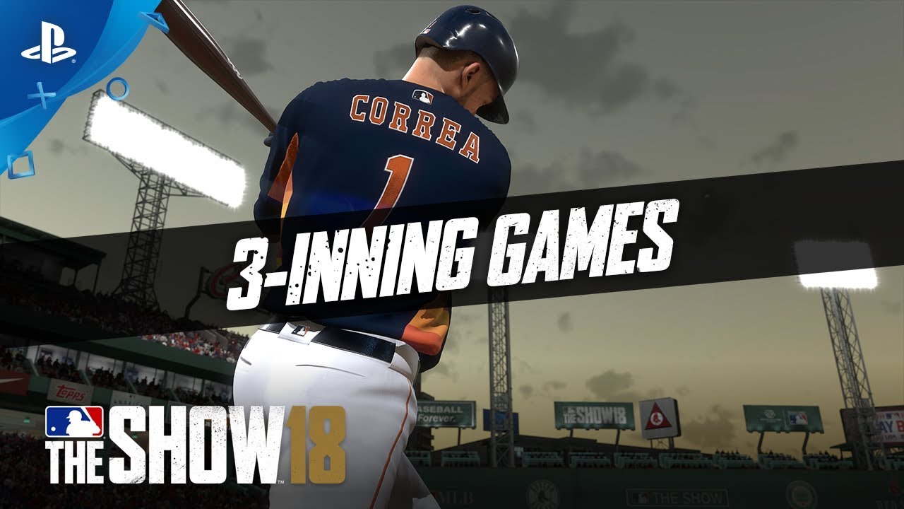 MLB The Show 18 - For a Fan Like You: 3 Inning Games | PS4 - YouTube