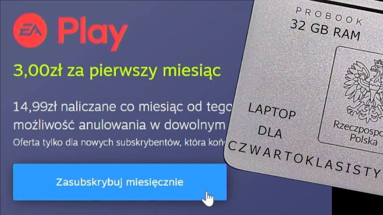 EA Play za 3zł - YouTube