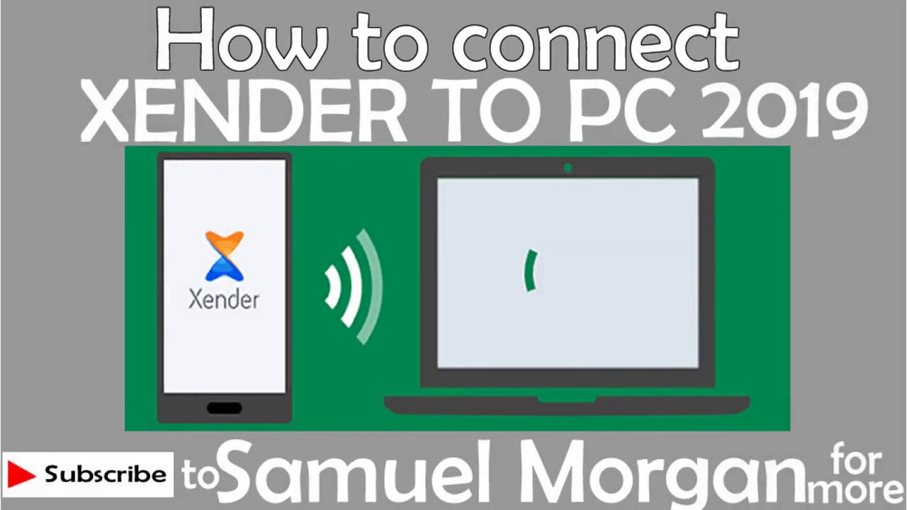 How to connect Xender with a computer - YouTube