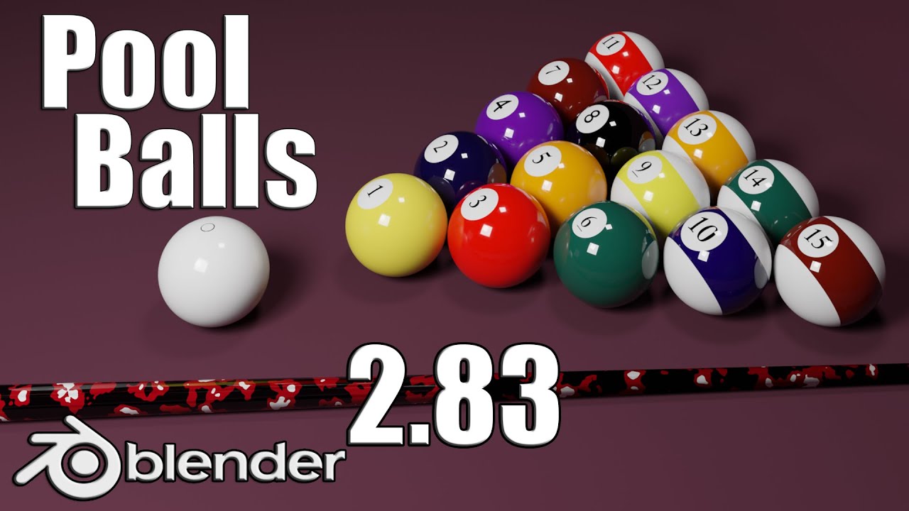 🎱 How To Make Pool Balls: Blender 2.83 Tutorial For Beginners 🎱 - YouTube