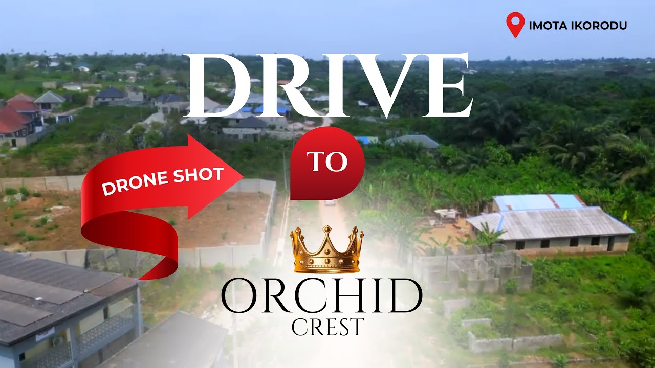 Drive to ORCHID CREST DRONE SHOT - YouTube