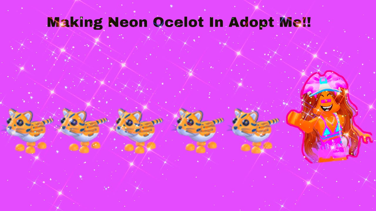 Making Neon Ocelot In Adopt Me!! It’s So Cute!! - YouTube