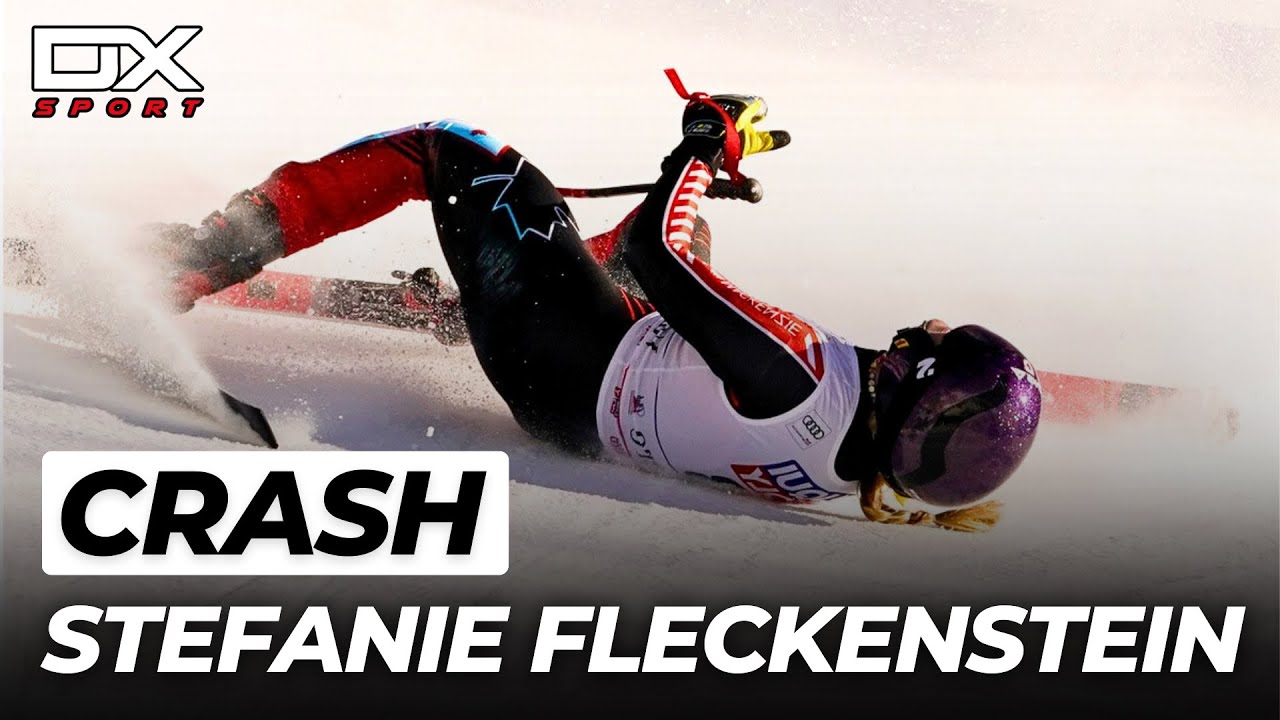 Alpine Ski Stefanie Fleckenstein HUGE CRASH at Val d'Isère | SuperG ...