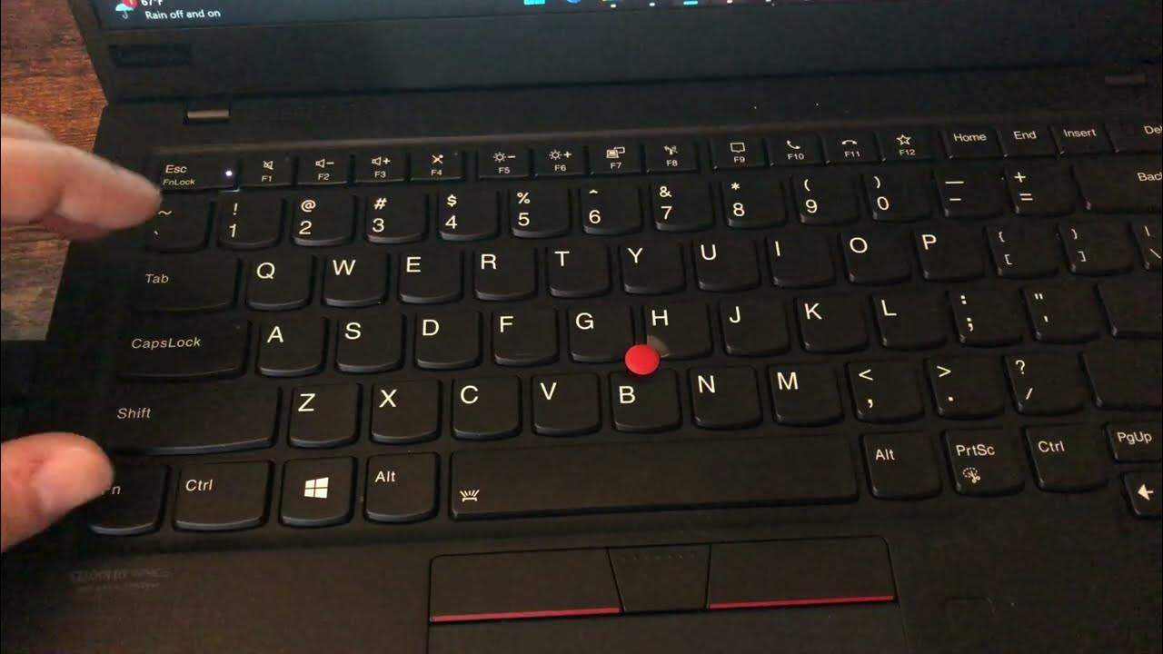 How to turn on FnLock on a PC Laptop Computer - YouTube