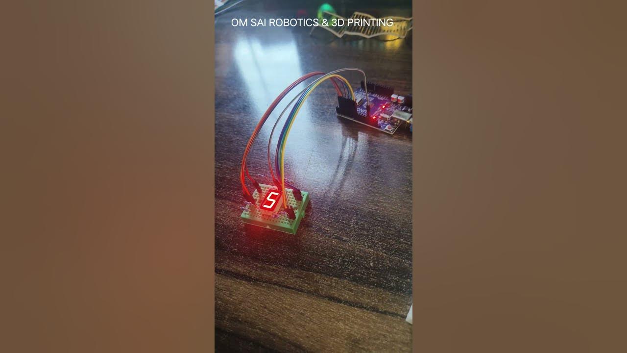 Day 4 Countdown Timer Using Arduino Arduino Uno Seven Segment 8197
