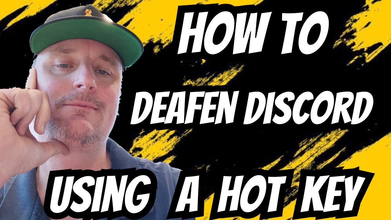 how to deafen discord using a hot key - YouTube