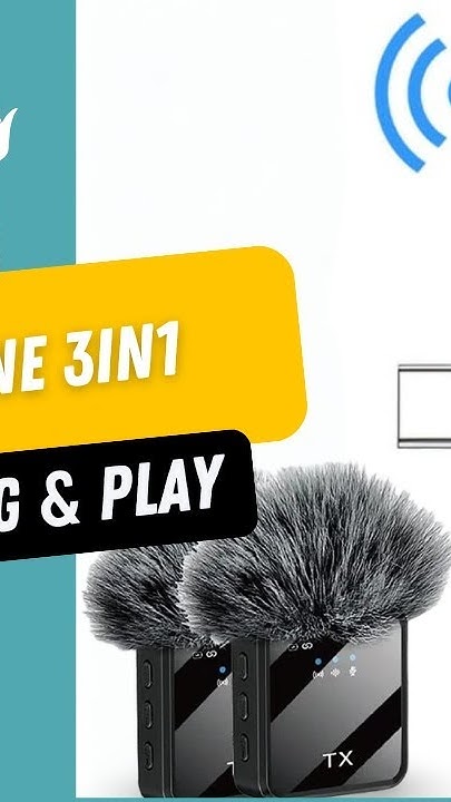 F11-2 Wireless Microphones 3in1 The Ultimate Tool for Content Creators! #WirelessMicrophone # ...