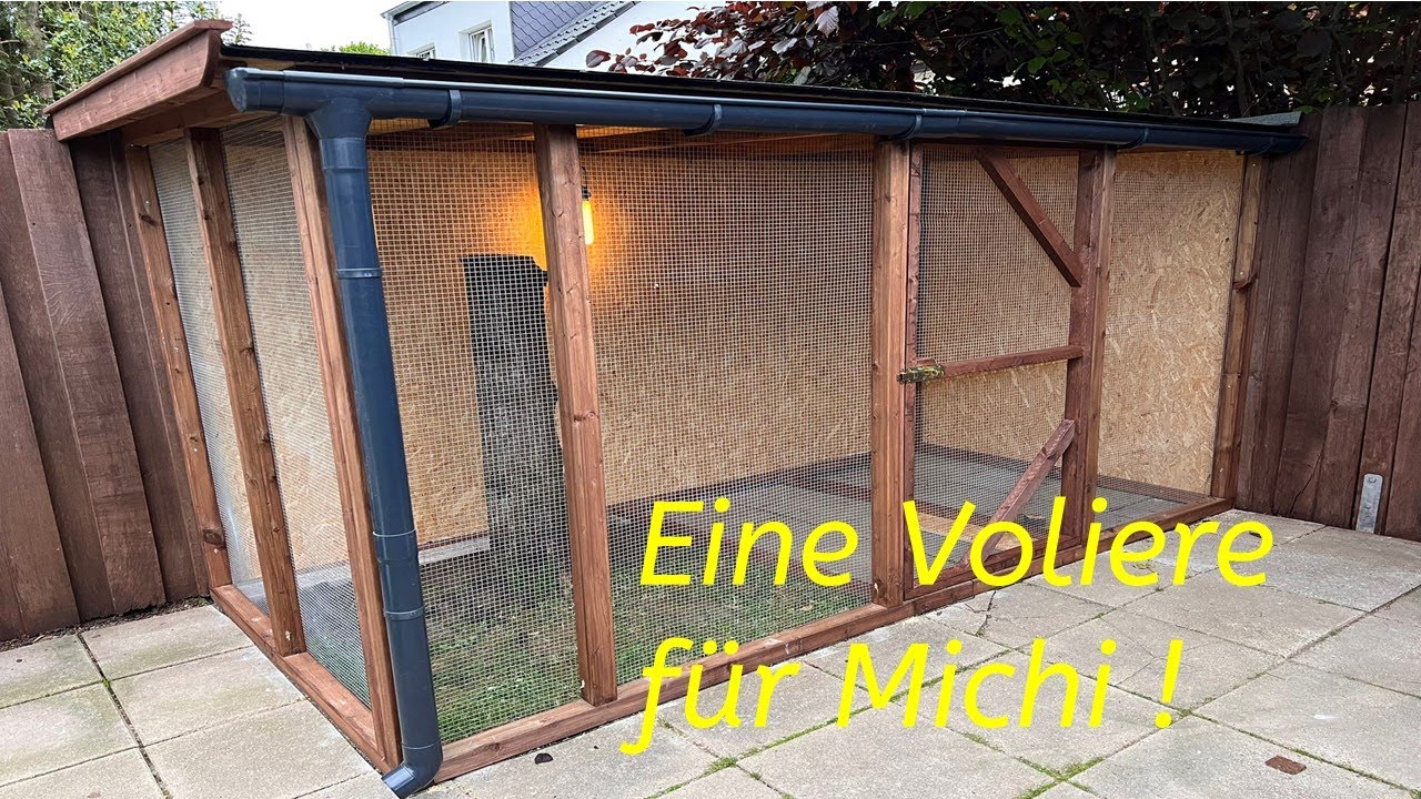 So baut Ihr eine tolle Voliere für Eure Tiere! Fantastisch! - YouTube