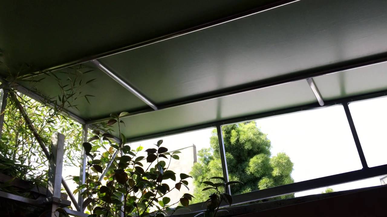 Free standing canopy with Ferrari vinyl. Happy customer - YouTube