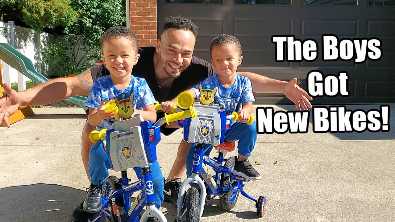 Surprising Josiah And Eli With New Bikes!!! - YouTube