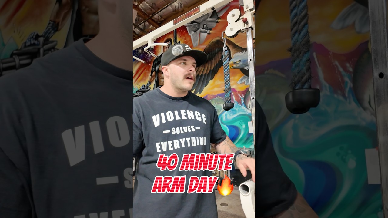 40 MINUTE ARM DAY 🔥💪 - YouTube