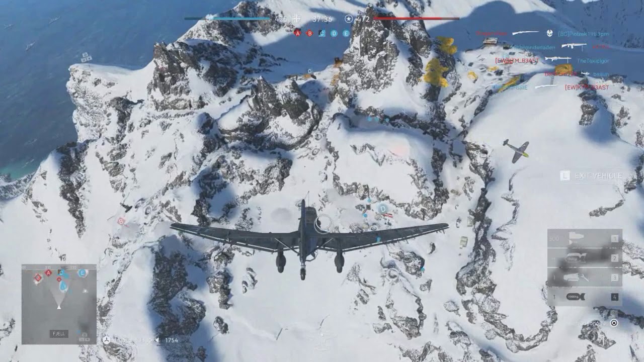 BF5 - Stuka 1000kg Bombs - YouTube