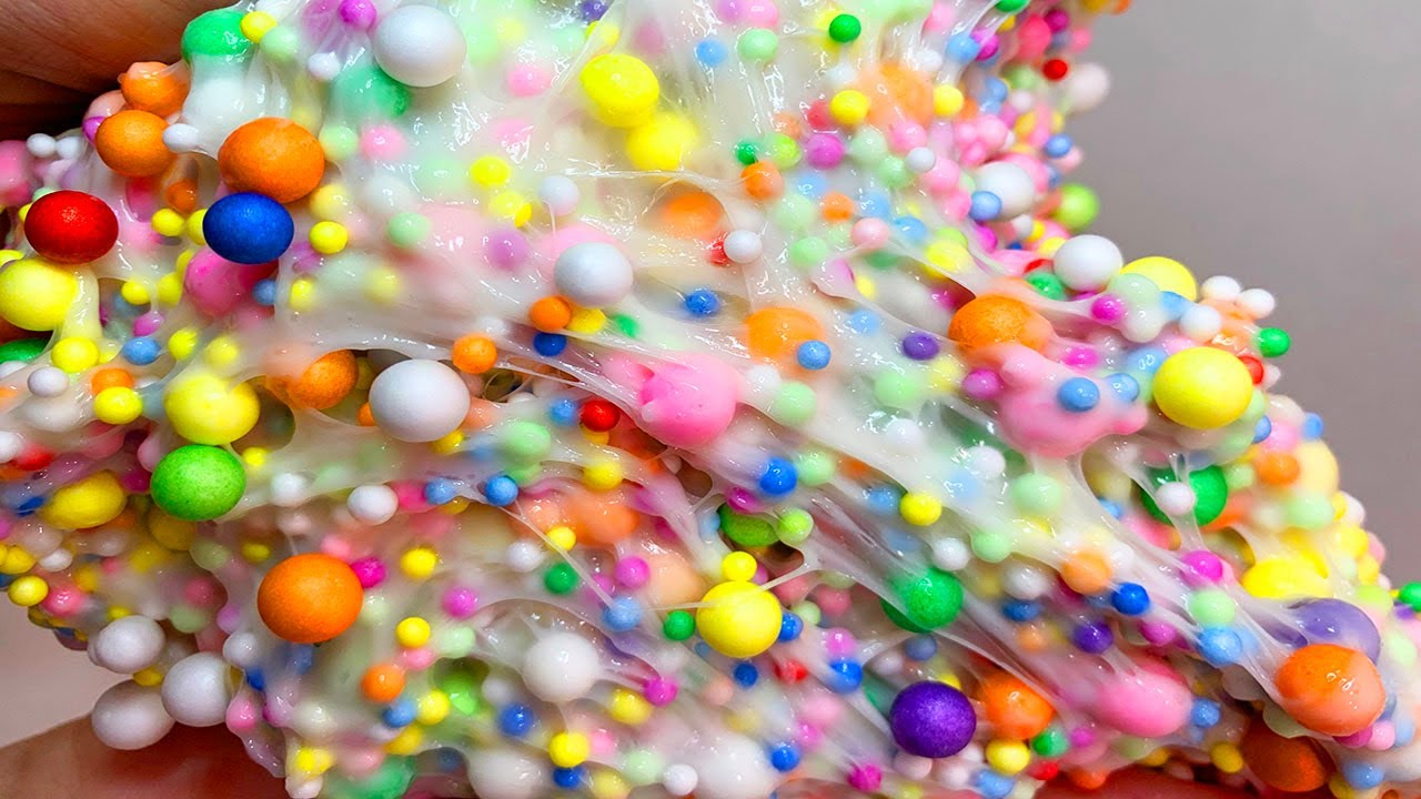 Super Squishy Satisfying Slime Mixing ASMR 1 - YouTube