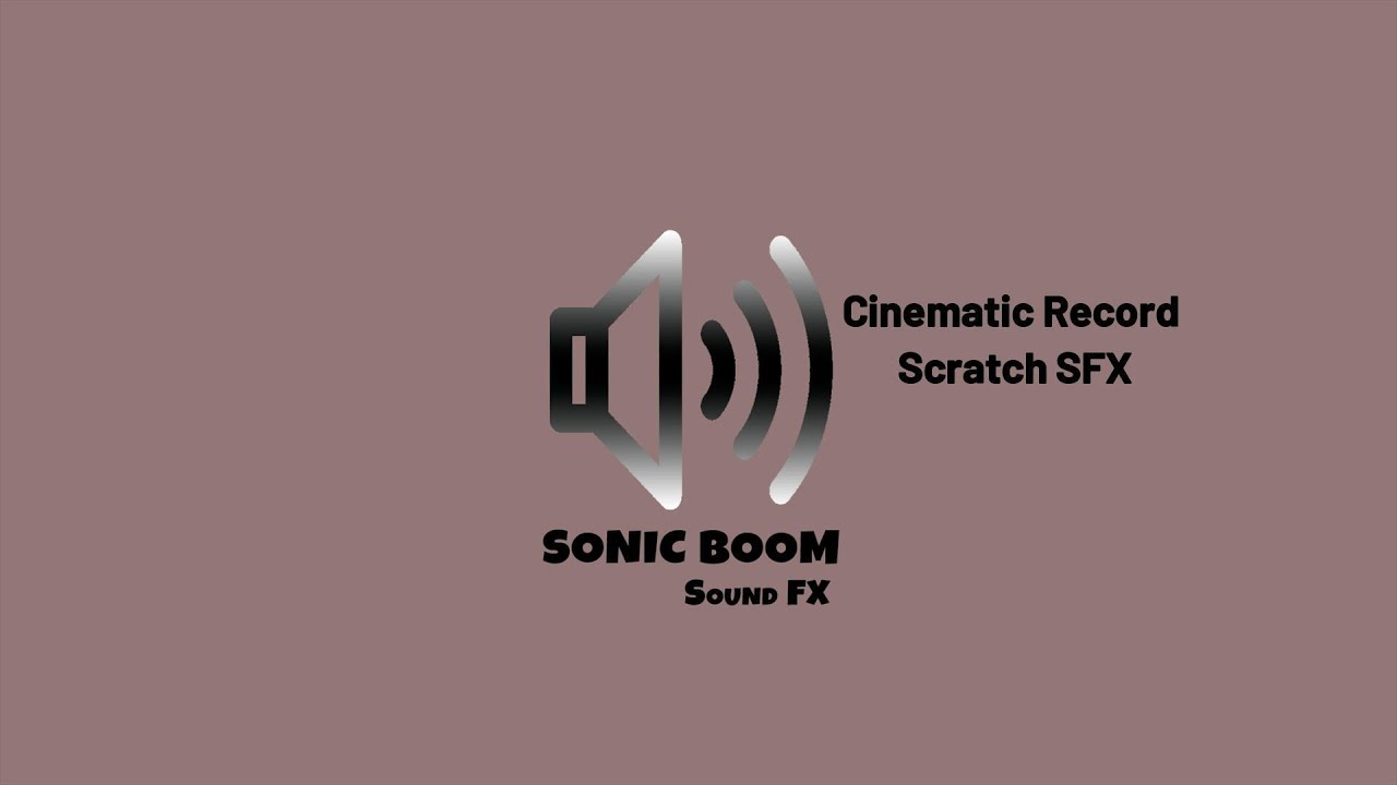 Cinematic Record Scratch SFX - YouTube