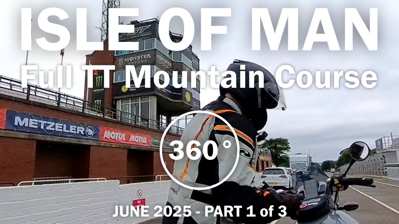 Isle of Man Full TT Mountain Course (Pt. 1 of 3) 360° VR - YouTube