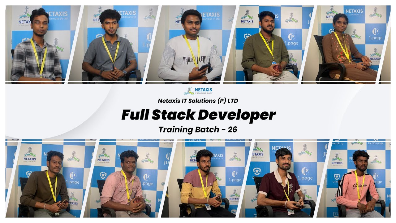 Onboarding Trainee Full Stack Developer| Netaxis IT Solutions - YouTube