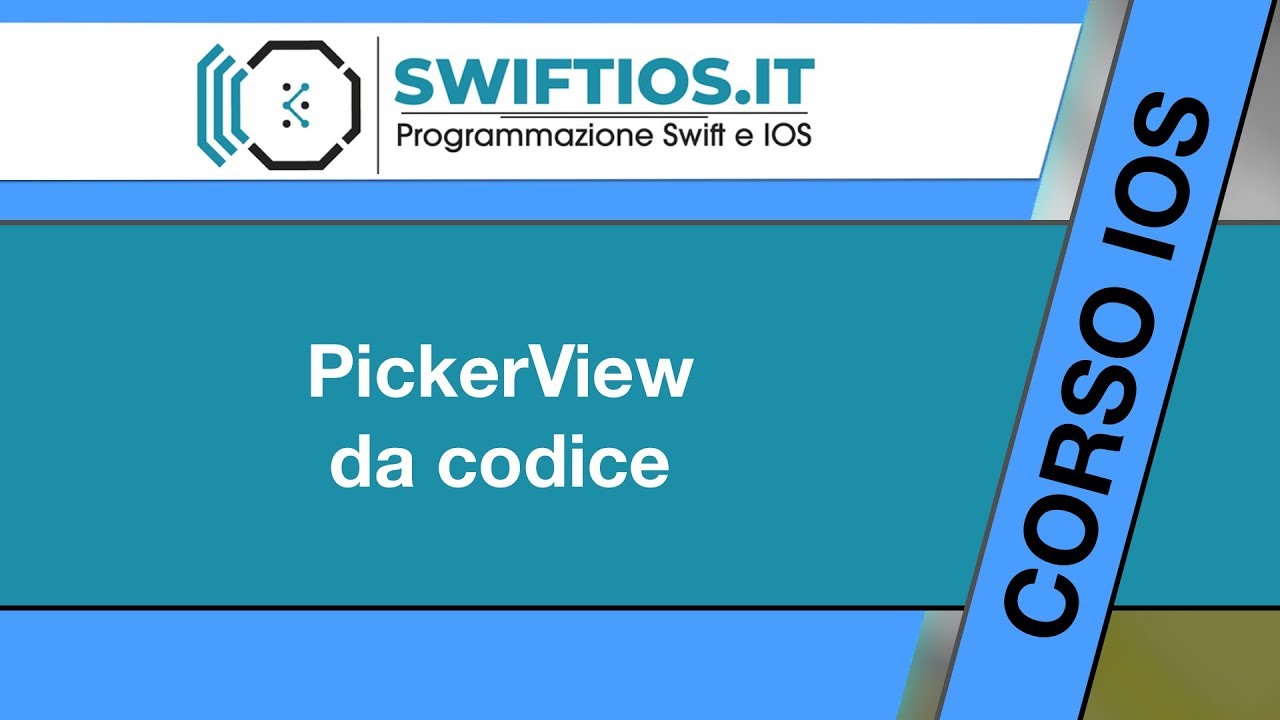 34 Pickerview Da Codice Ios 12 E Xcode 10 Italiano Youtube