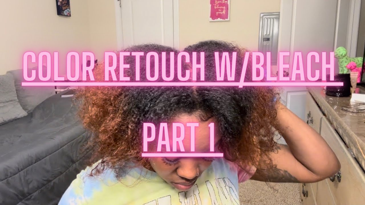 12 Month At Home Color Retouch | Root Touch Up | Bleach | Part 1 - YouTube