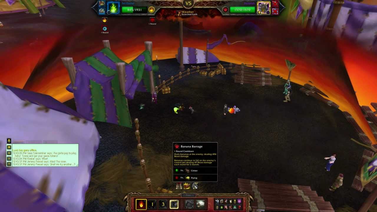 World of Warcraft Pet Battles: Tamer Battles Jeremy Feasel - YouTube