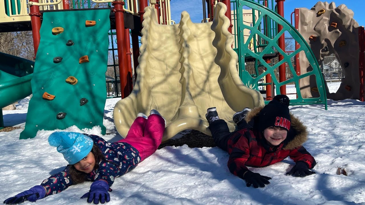 Fun Games at outdoor playground park for kids - YouTube