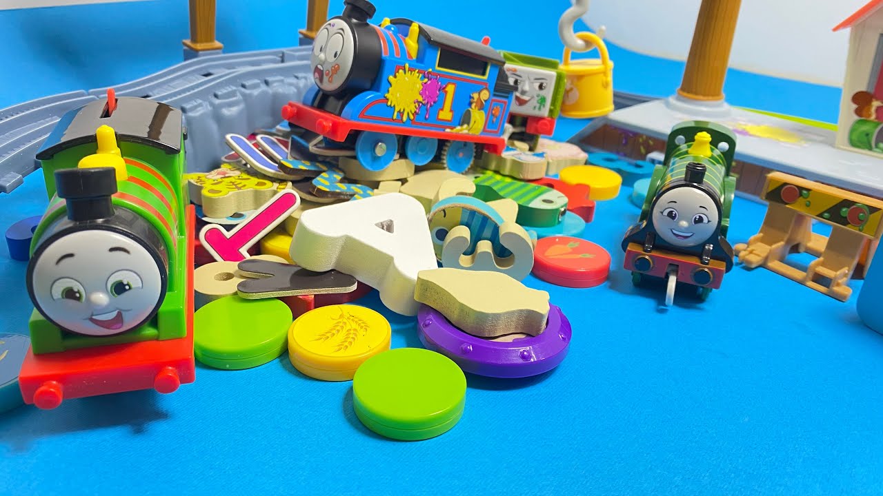 Discover Thomas Train Numbers and Animals Puzzle | Animals and Numbers ...