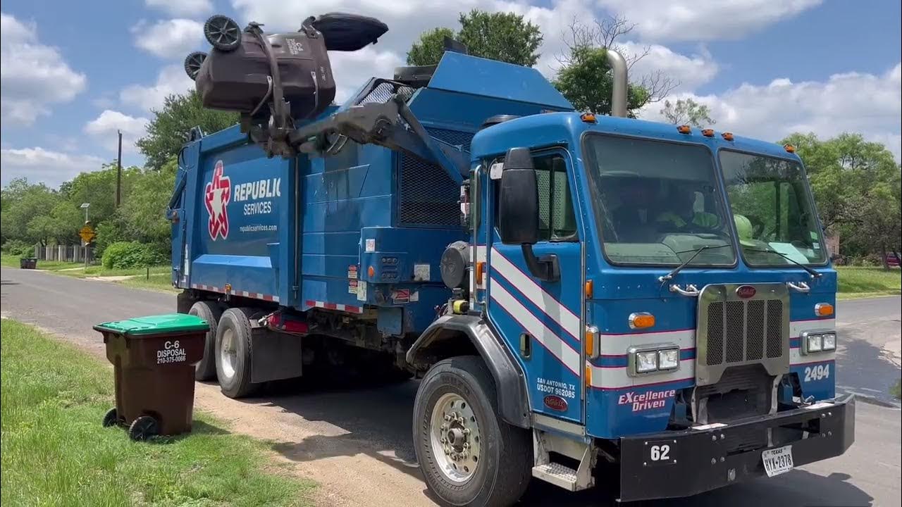 *10 Year Anniversary Special* | Republic Services | Peterbilt 320 Heil ...