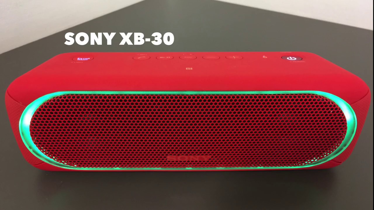 Sony XB-30 Bluetooth Speaker (2017) Review - YouTube