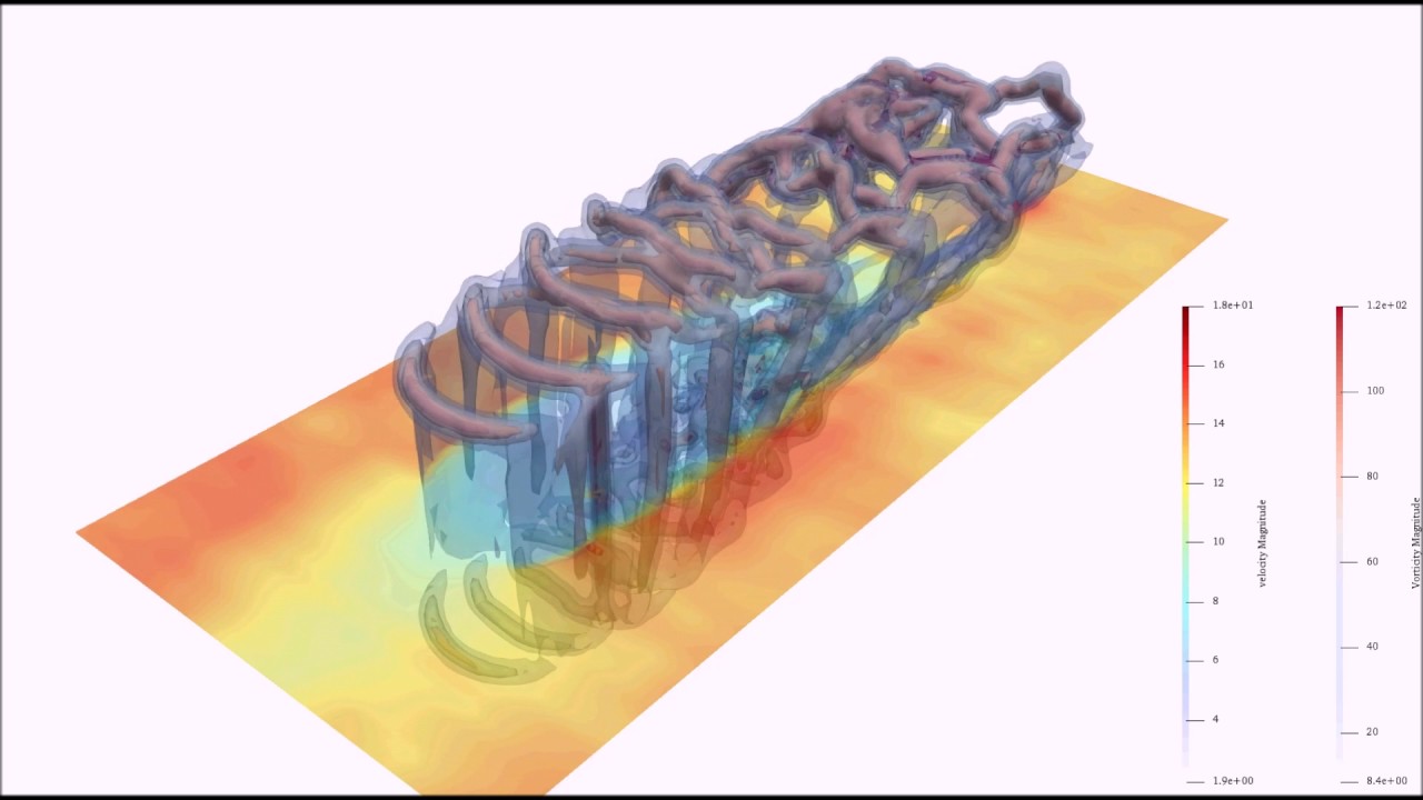 3D VAWT Simulation (single blade, high TSR) with QBlade - YouTube