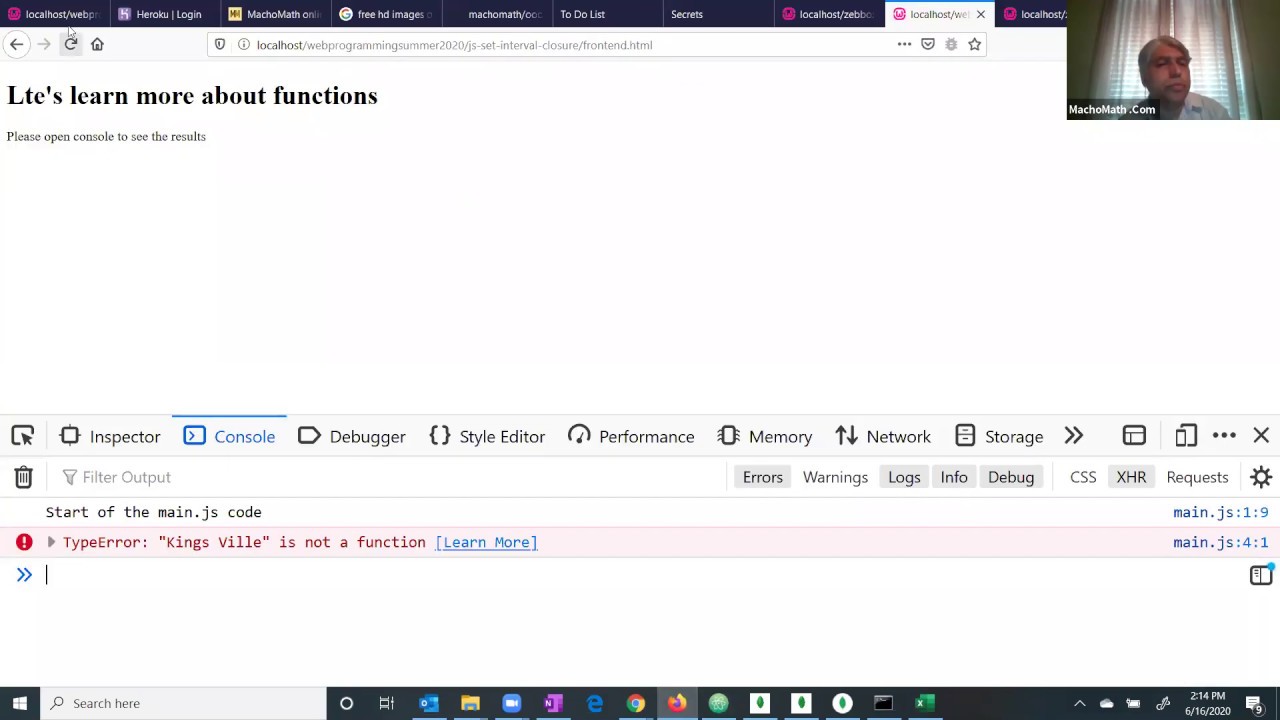 Lecture June 16 2020 Javascript Closure Js Higher Order Functions 4498