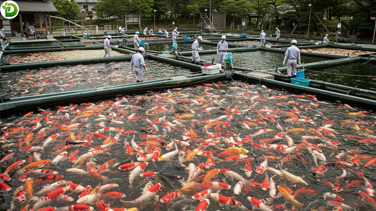 $1000 Each Fish - How Japanese Koi Carp Help Farmers Earn Billions ...