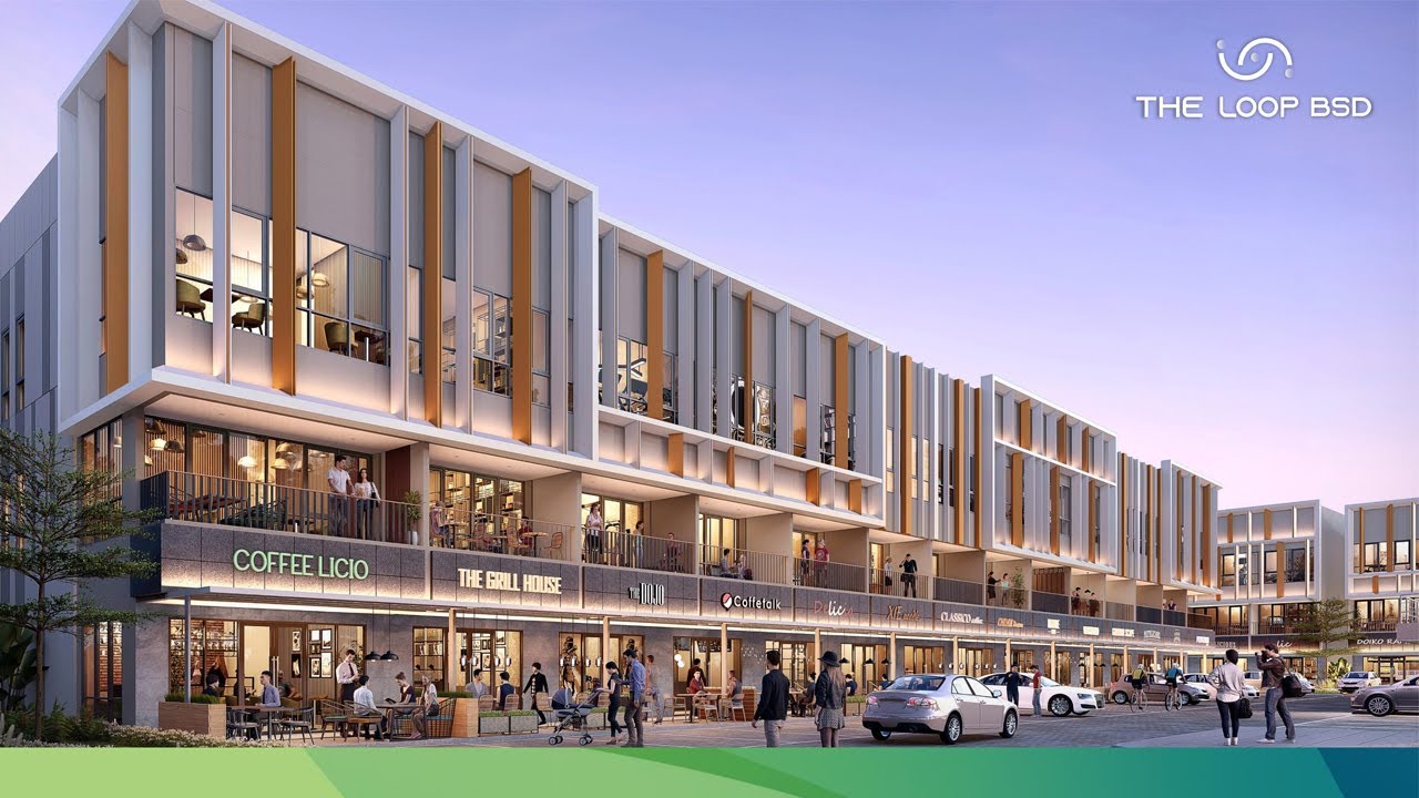 "THE LOOP BSD" Ruko 3 Lantai Super Strategis by Sinarmas Land di BSD ...