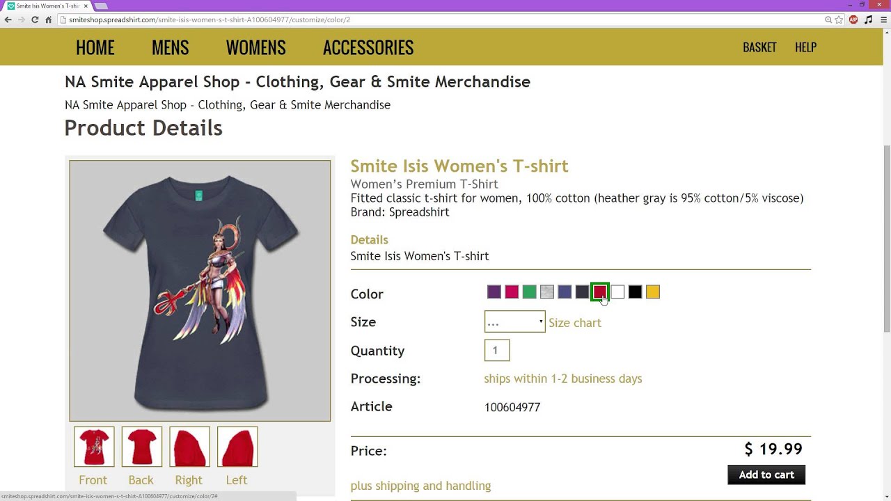 SmiteShop.com - Smite T-Shirts & Apparel Store. - YouTube