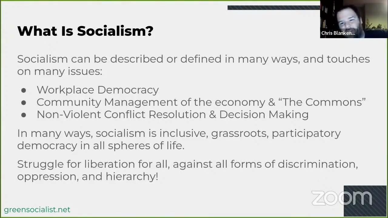 Socialism 101 (Session 2): What Is Socialism? - YouTube