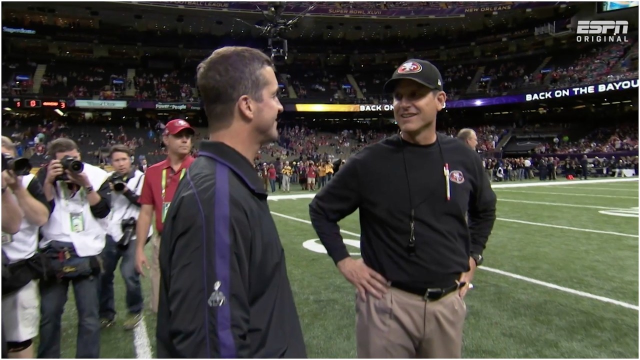 John Harbaugh vs. Jim Harbaugh in Super Bowl XLVII | The Breakdown ...