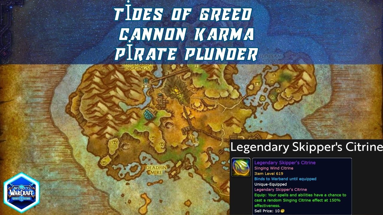 Tides of Greed Quest | Legendary Skipper's Citrine | Cannon Karma ...