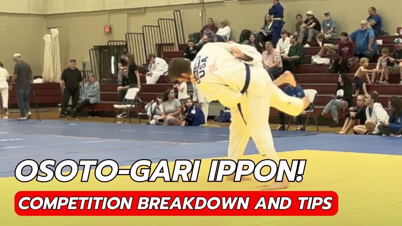 Osoto Gari Ippon Breakdown - Classic Judo Throw in Competition - YouTube
