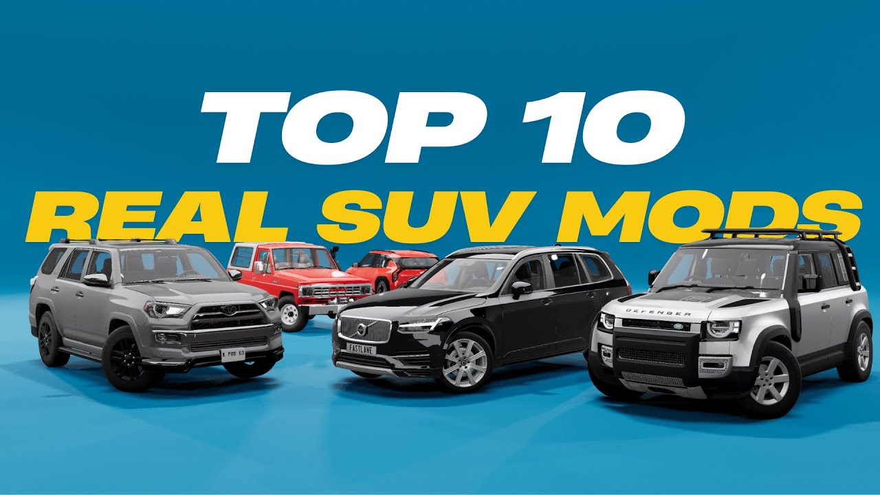 Top 10 Real SUV Mods For BeamNG Drive - YouTube