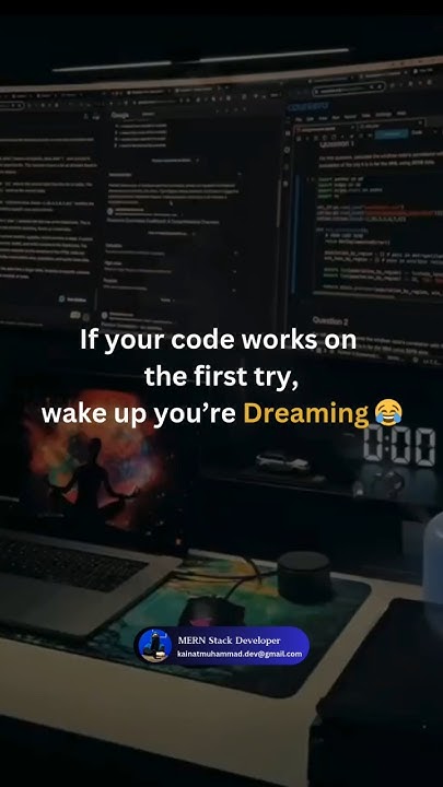 Dreaming of Bug-Free Code? Wake Up! 😂💻 #shorts #programmingmeme - YouTube